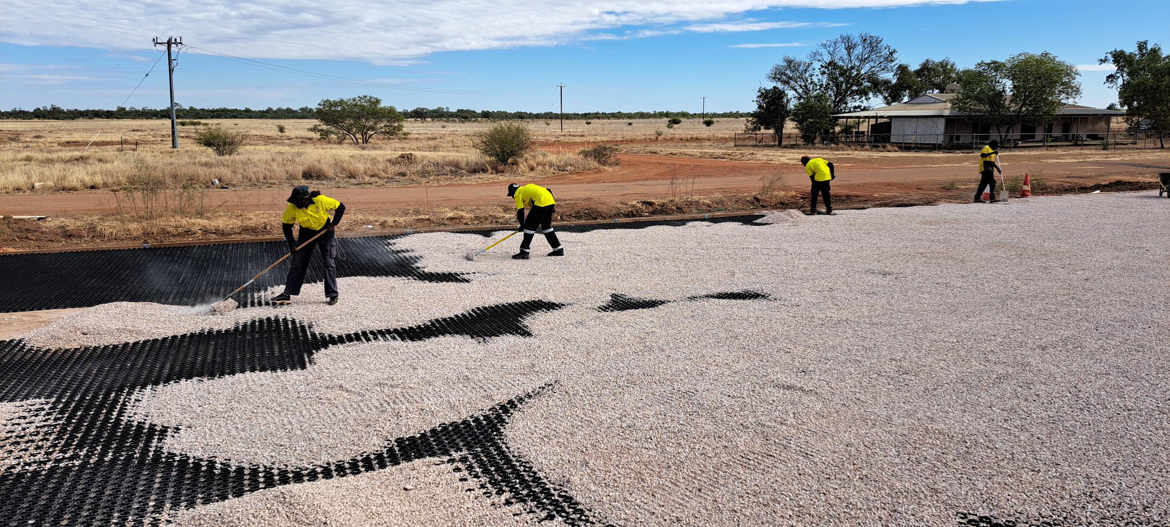 PebbleLock Case Study | Noonkanbah Aboriginal Corporation Carpark ...